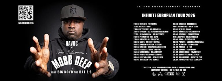 Mobb Deep’s Havoc Brings the Infamous Sound Back to Europe for 2026 ...